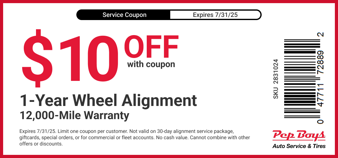 Wheel Alignment Near Me | Pep Boys