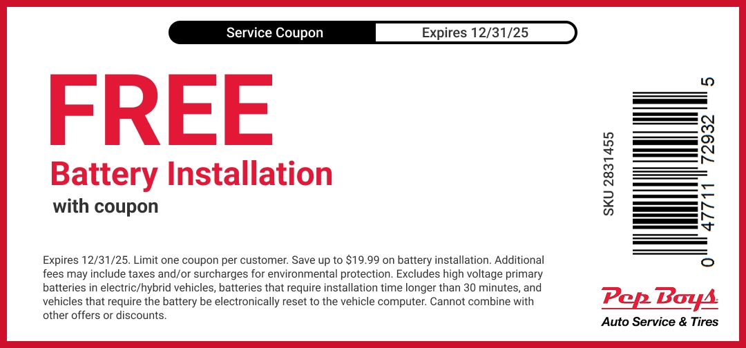 Car Batteries & Replacement | Pep Boys