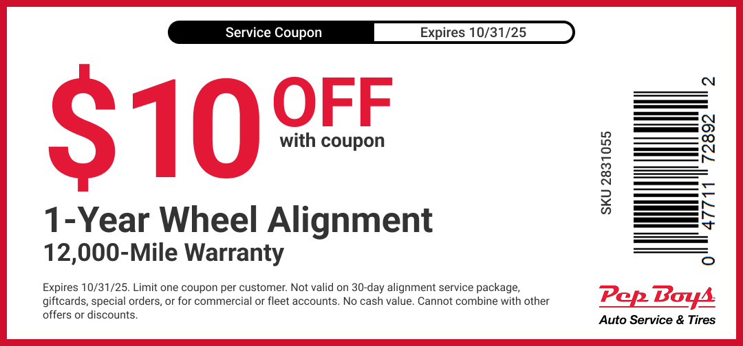 Wheel Alignment Near Me | Pep Boys